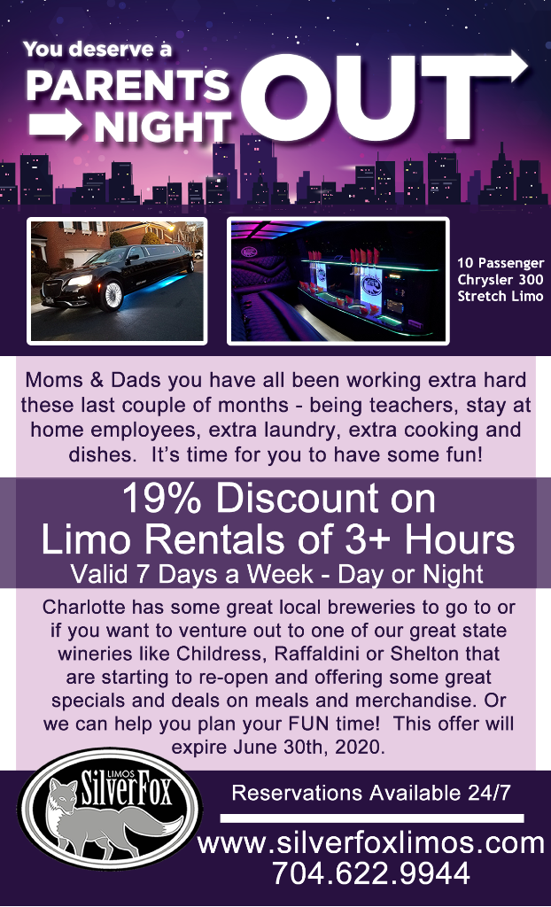 Promotions - Limo Service Charlotte, NC | SilverFox Limos